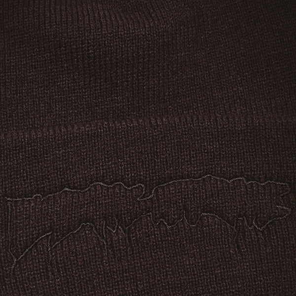 Drip Embroidered Beanie, Black – Lo-Fi