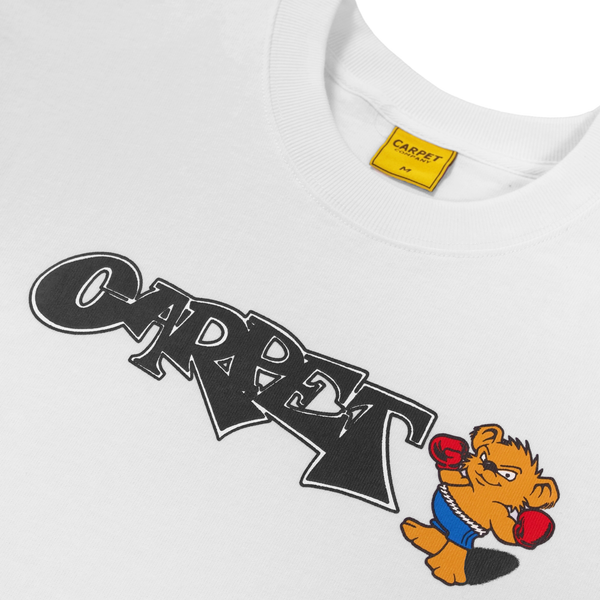 Carpet Boxer Tee, White – Lo-Fi