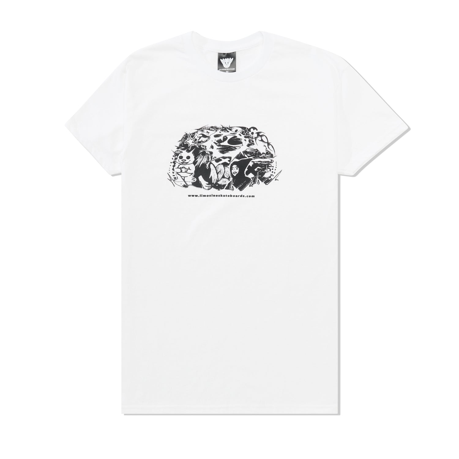 Brian Collage Tee White Lo Fi brian-collage-tee-white-lo-fi