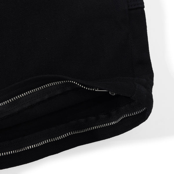 Star Zip Off Jeans, Black – Lo-Fi