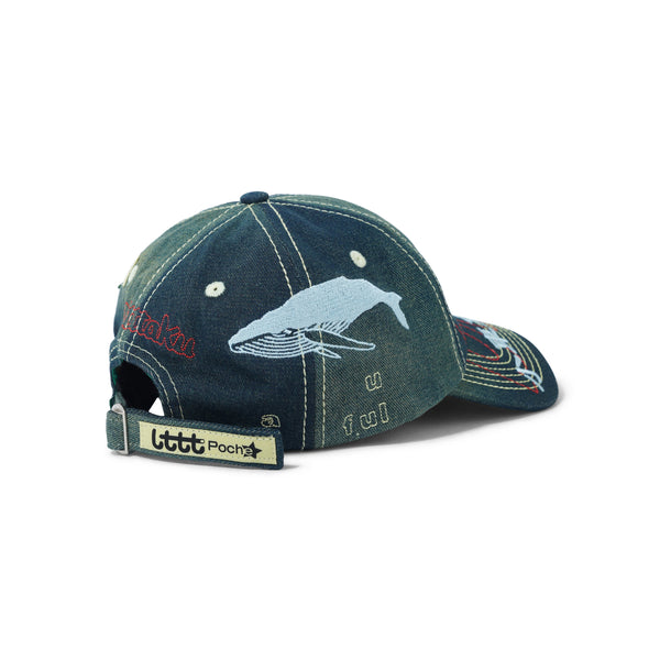 b.Eautiful x LTTT Vapor Hat, Fade Denim / Red – Lo-Fi