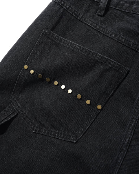 Rivet Denim Jeans, Washed Black – Lo-Fi